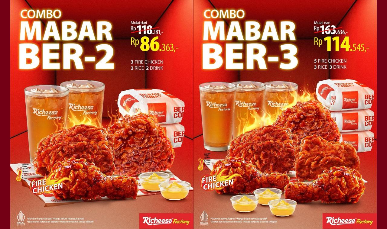 Hanya Rp86.363, Promo Menu Combo Mabar Richeese Factory Bikin Nongkrong Makin Hemat dan Nikmat!