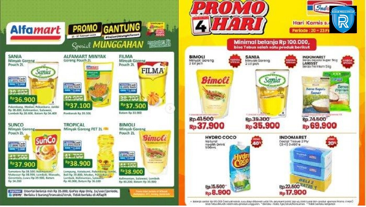 Promo JSM Alfamart, Indomaret dan Superindo 18-20 April 2025: Minyak Goreng Super Murah Mulai ...