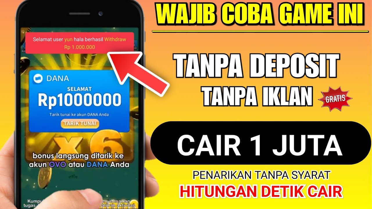 5 Aplikasi Game Tanpa Iklan Penghasil Saldo DANA yang Bisa Kamu Mainkan Secara Gratis