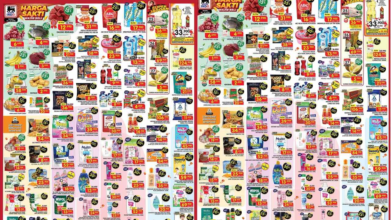 Hanya 3 Hari! Promo JSM Superindo 25-27 April 2025 Banjir Diskon Hingga 50% dan Beli 1 Gratis 1