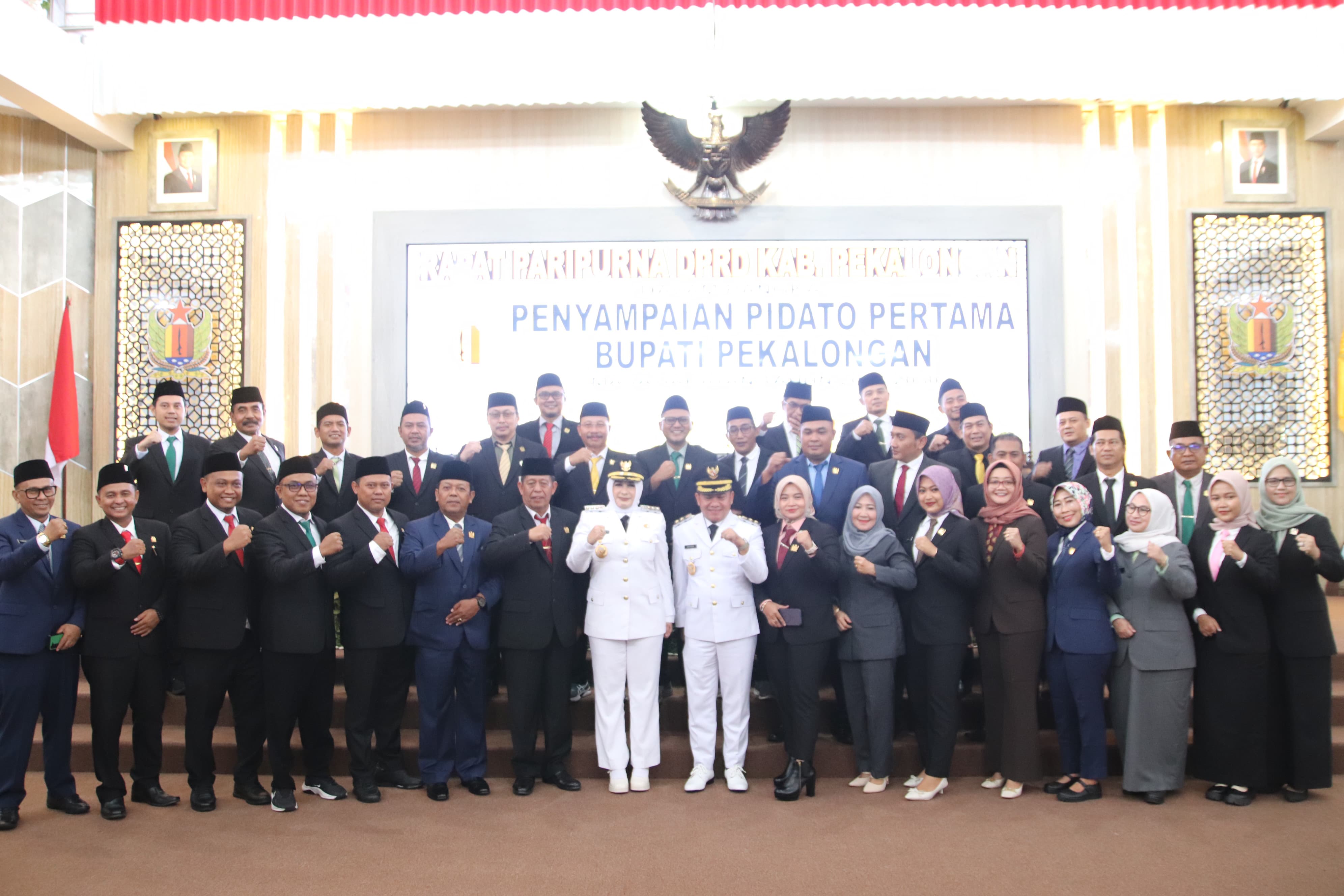 DPRD Kabupaten Pekalongan Gelar Rapat Paripurna Penyampaian Pidato Pertama Bupati Pekalongan