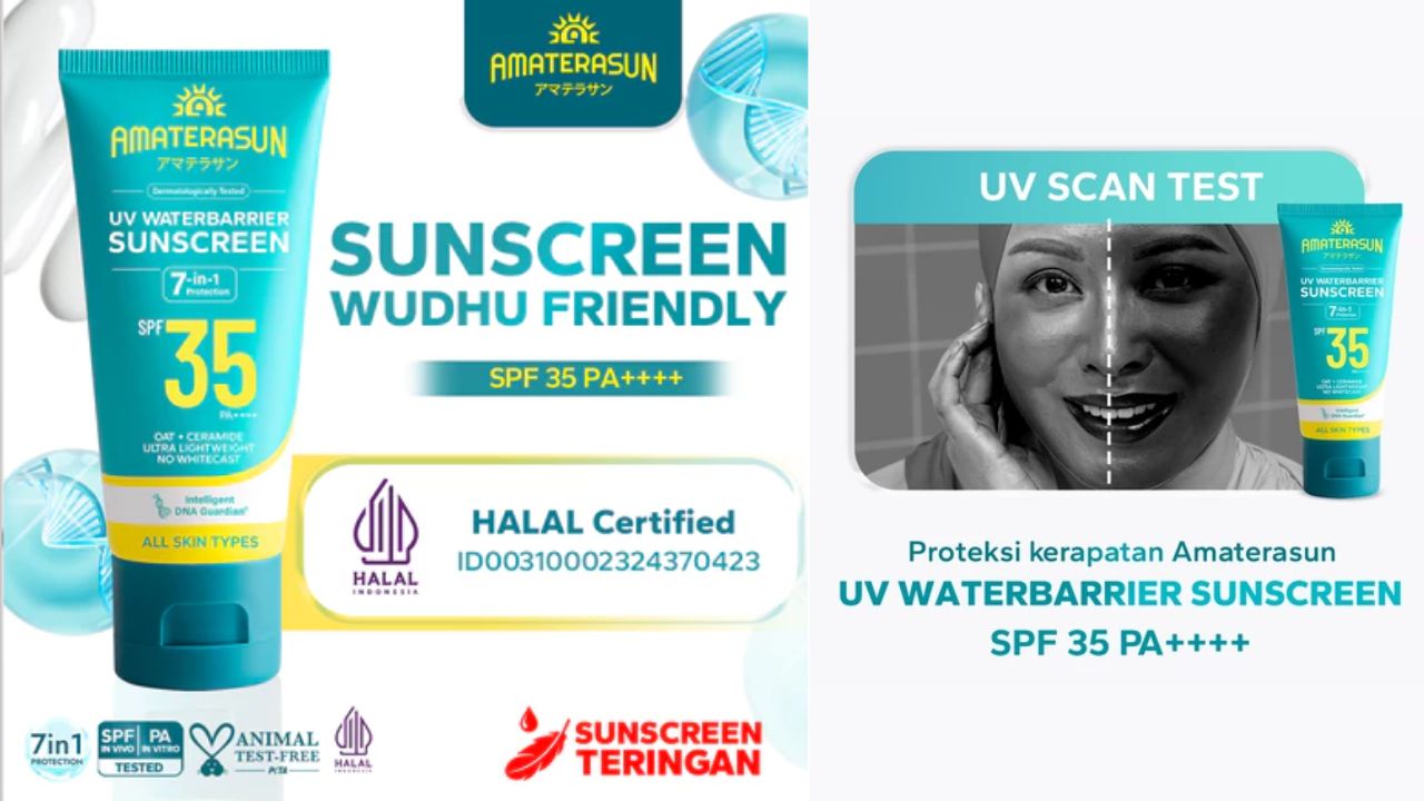 Rekomendasi Sunscreen Wudhu Friendly, SPF 35 PA++++ Cocok untuk Semua Jenis Kulit