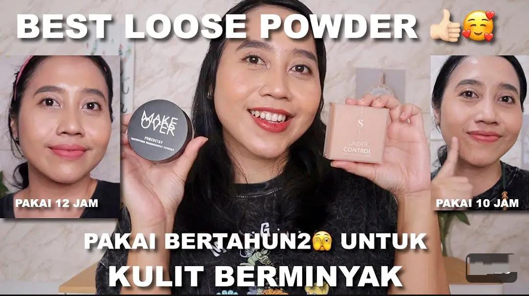 3 Rekomendasi Loose Powder untuk Kulit Berminyak yang Murah Di Bawah 50 Ribu an, Kulit Bebas ...