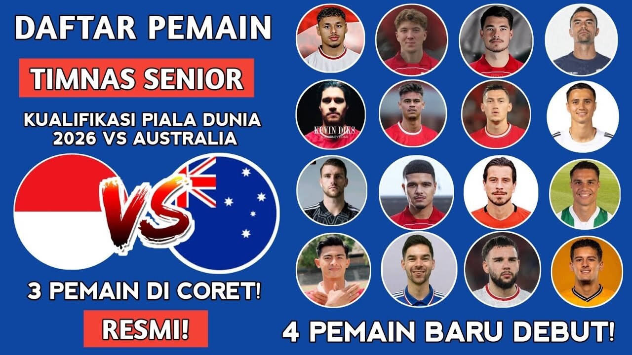 Patrick Kluivert Umumkan 23 Pemain Timnas Indonesia vs Australia, Siapa yang Dicoret?