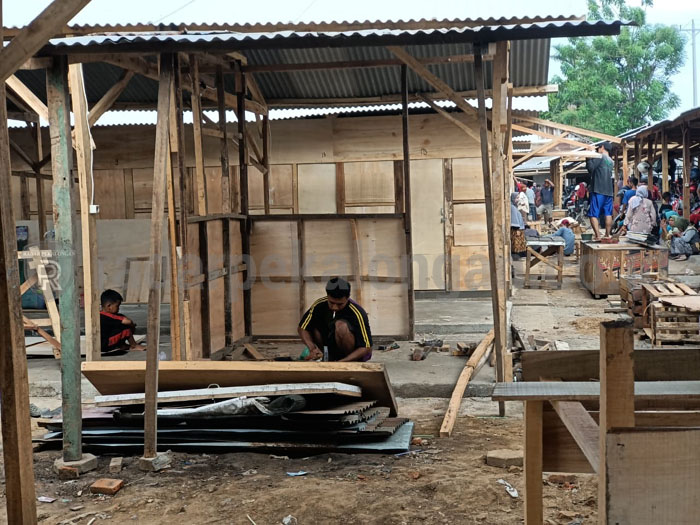 Pembagian Lapak Pasar Darurat Diundi